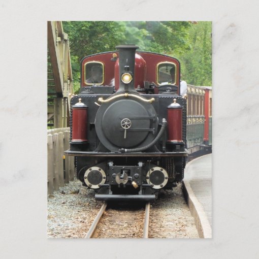 STEAM TRAIN POSTCARD | Zazzle