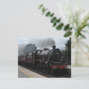 Steam train - Postcard | Zazzle