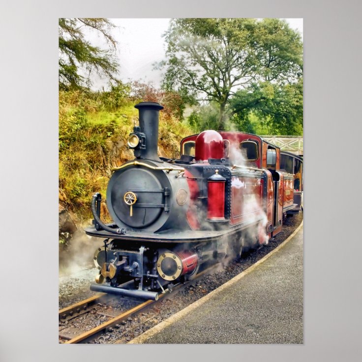 STEAM TRAIN POSTER | Zazzle