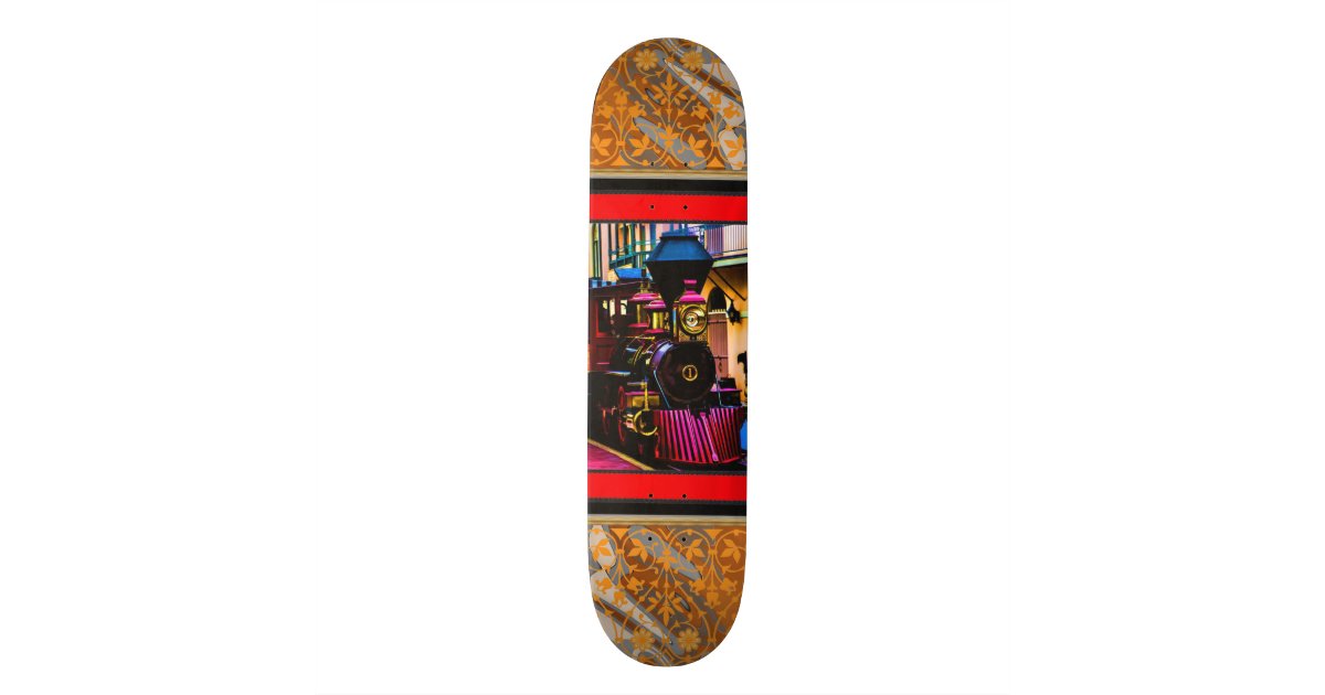 Steam Train Skateboard | Zazzle.com
