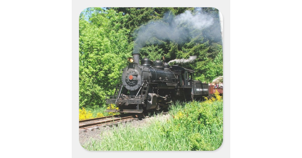 Steam Train Sticker | Zazzle