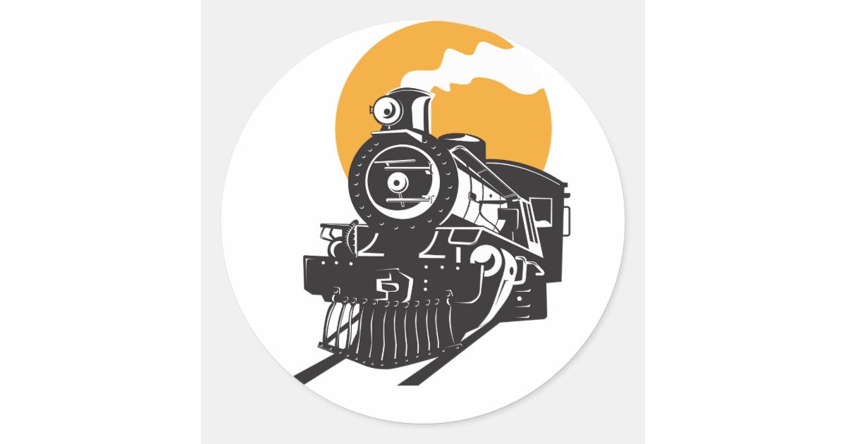 Steam Train Stickers | Zazzle