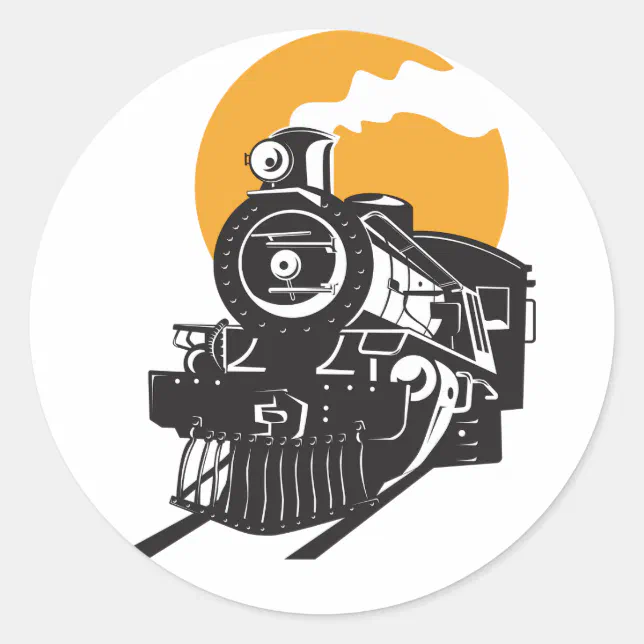 Steam Train Stickers | Zazzle