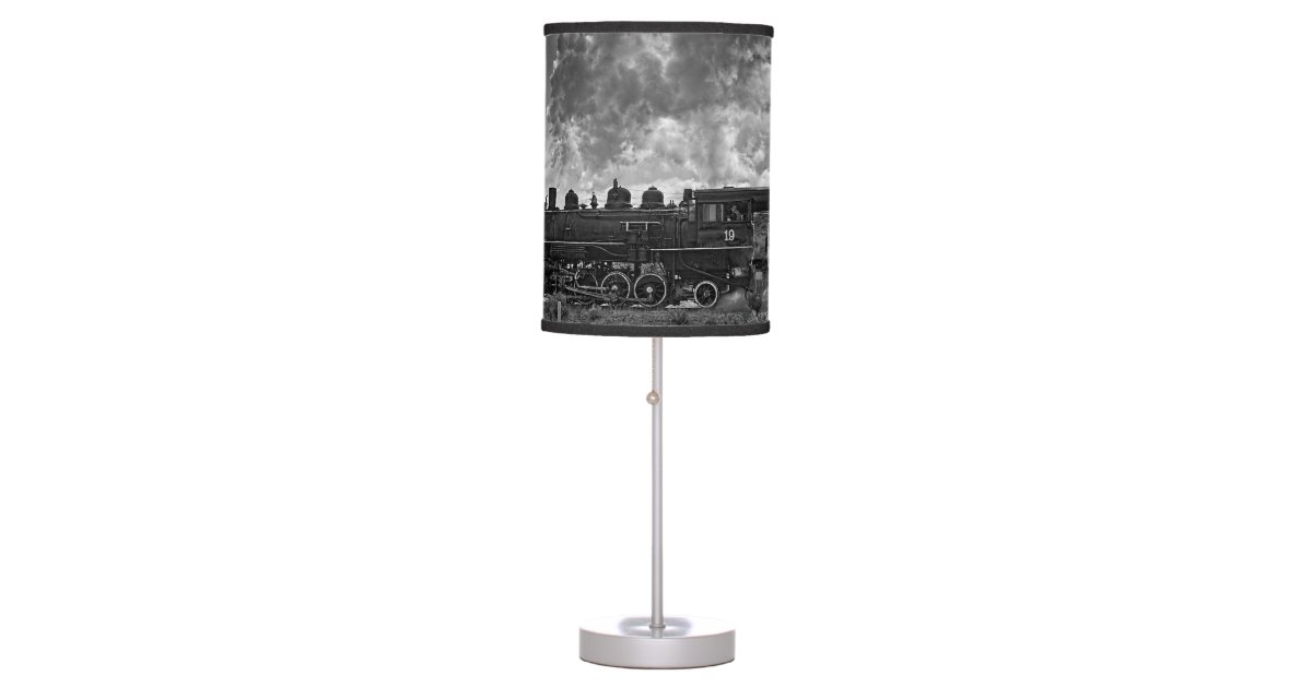 STEAM TRAIN TABLE LAMP | Zazzle