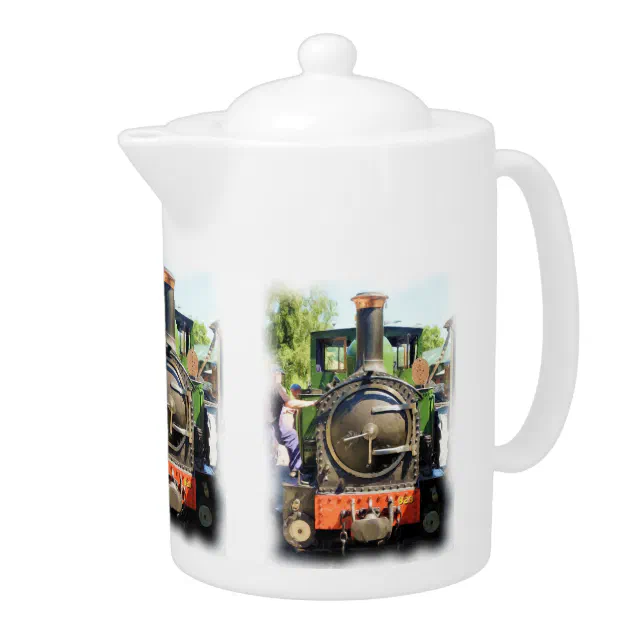 STEAM TRAIN TEAPOT | Zazzle