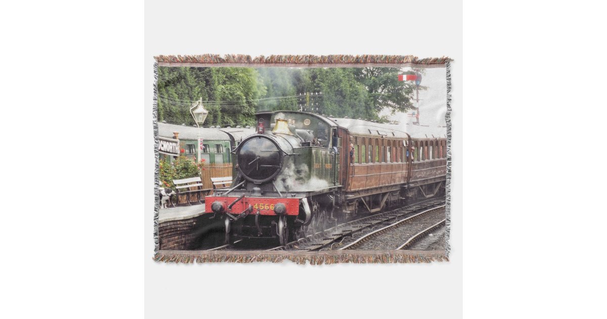 STEAM TRAIN Throw Blanket | Zazzle