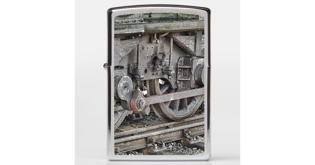 STEAM TRAIN WHEELS ZIPPO LIGHTER | Zazzle