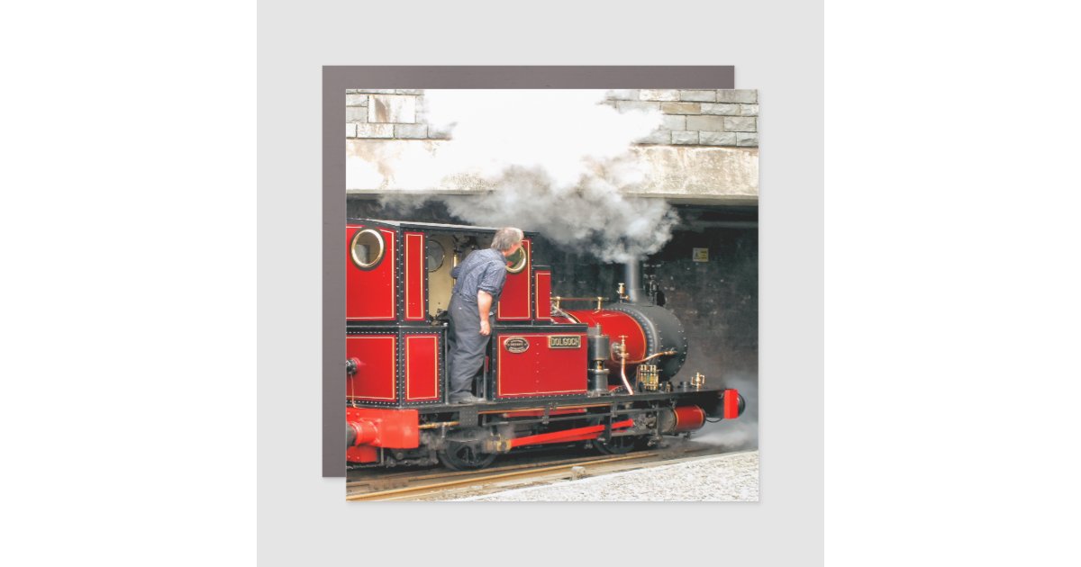 STEAM TRAINS CAR MAGNET | Zazzle