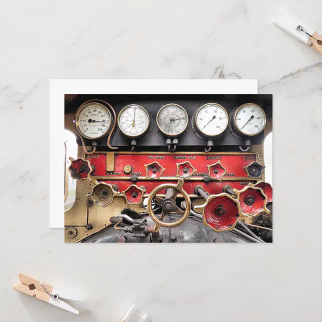 STEAM TRAINS CARD | Zazzle
