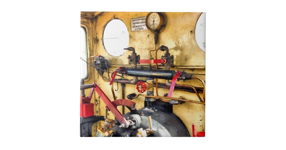 STEAM TRAINS CERAMIC TILE | Zazzle