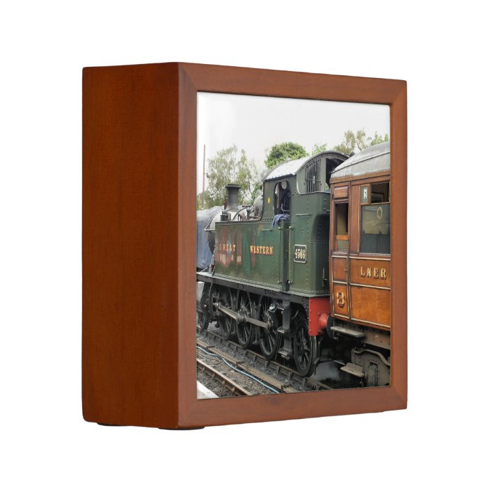 STEAM TRAINS DESK ORGANIZER | Zazzle.com