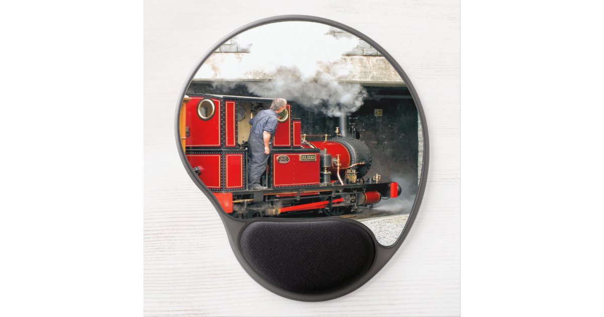 STEAM TRAINS GEL MOUSE PAD | Zazzle