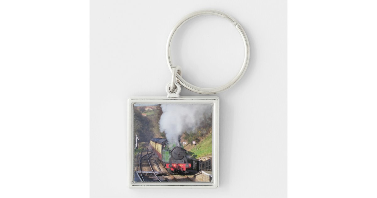 STEAM TRAINS KEYCHAIN | Zazzle
