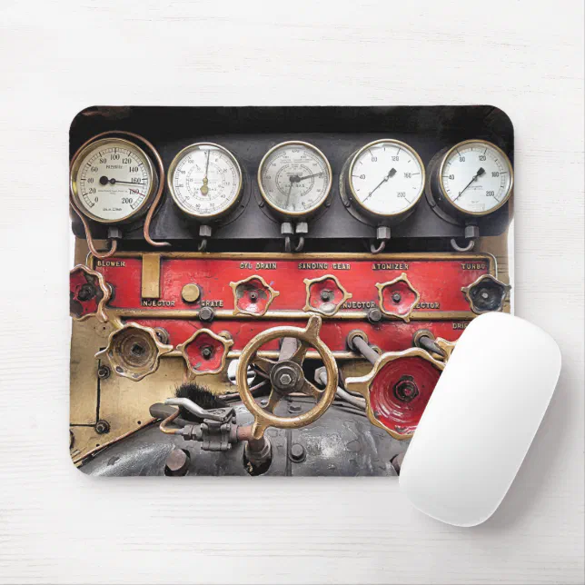 STEAM TRAINS MOUSE PAD | Zazzle