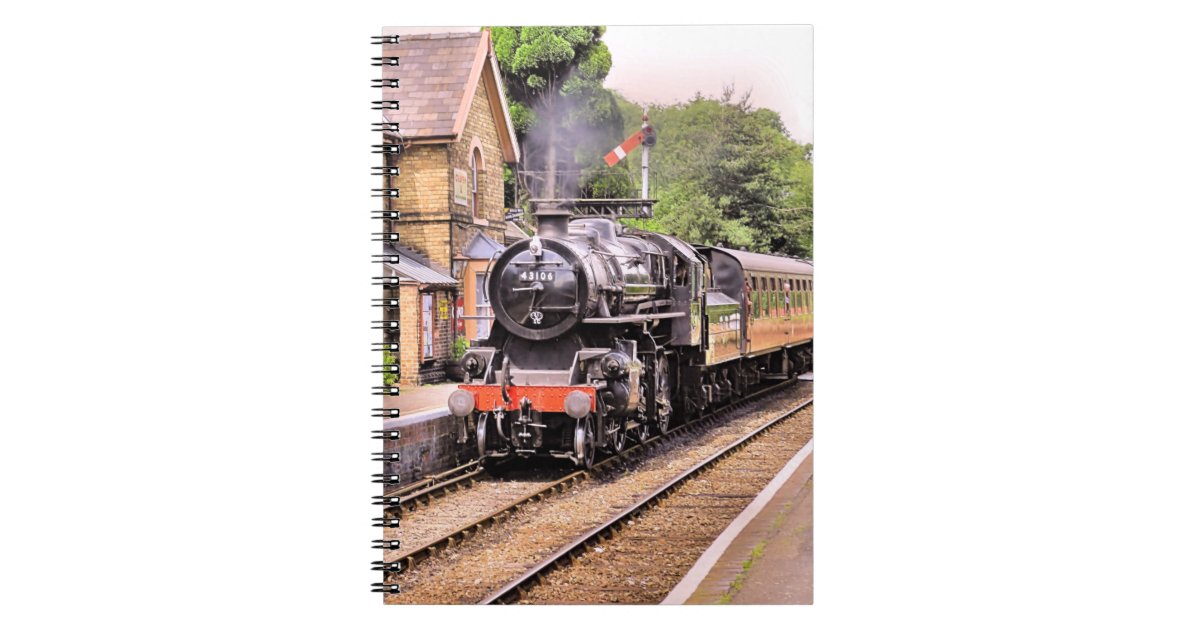 STEAM TRAINS NOTEBOOK | Zazzle