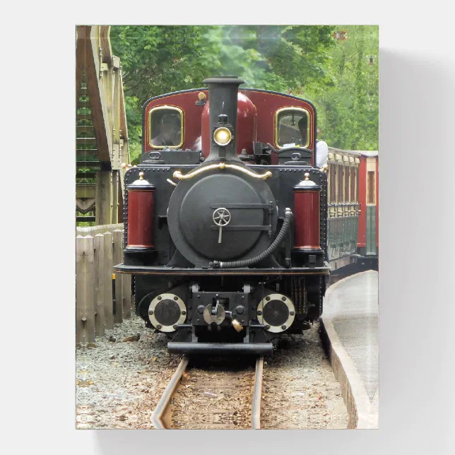 STEAM TRAINS PAPERWEIGHT | Zazzle