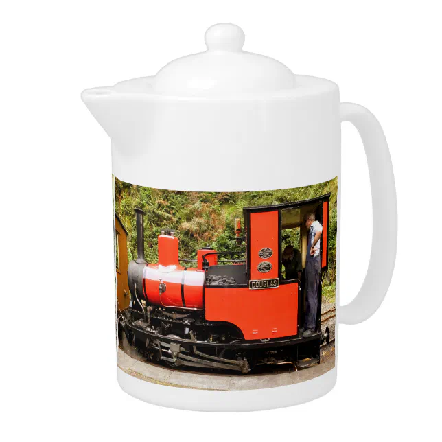STEAM TRAINS TEAPOT | Zazzle