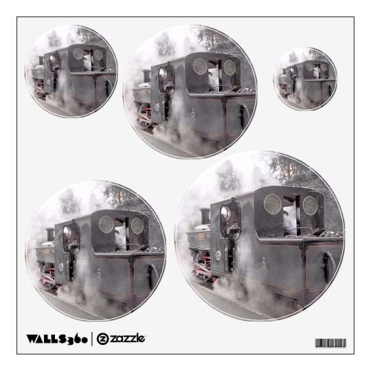 STEAM TRAINS WALL DECAL | Zazzle.com