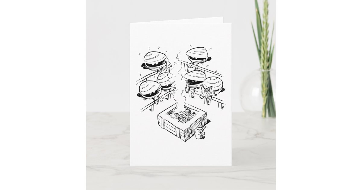 Steamed Clams Card | Zazzle