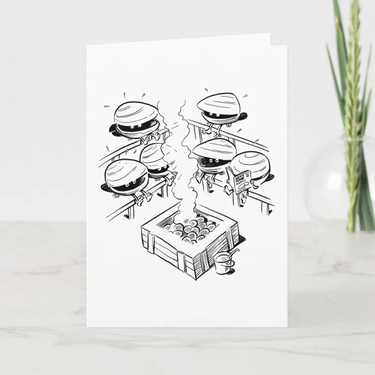 Steamed Clams Card | Zazzle