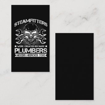 Steamfitter Humor Steam Pipe Pipefitter Dad Business Card | Zazzle