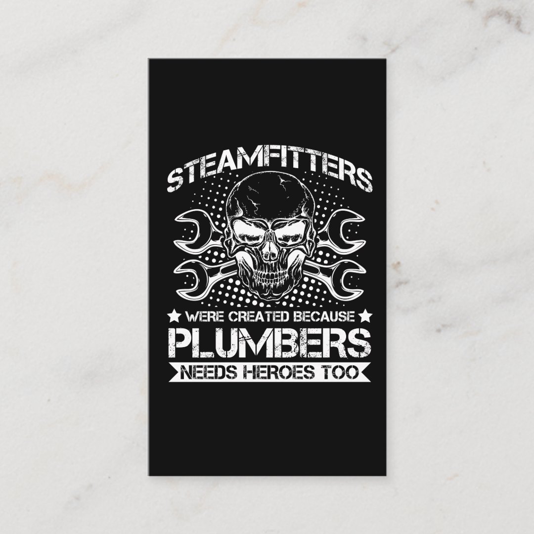 Steamfitter Humor Steam Pipe Pipefitter Dad Business Card | Zazzle