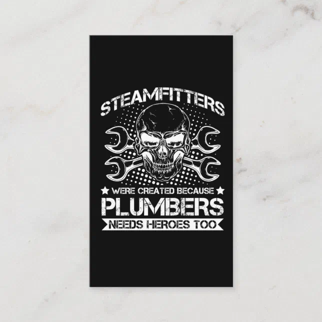 Steamfitter Humor Steam Pipe Pipefitter Dad Business Card | Zazzle