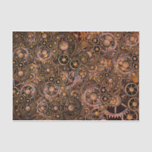 Steampunk 16 tissue paper | Zazzle