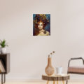 Steampunk Alice Stunning Fantasy Portrait Poster | Zazzle