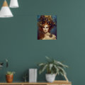 Steampunk Alice Stunning Fantasy Portrait Poster | Zazzle