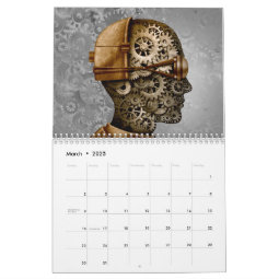 Steampunk and steam punk Calendar | Zazzle