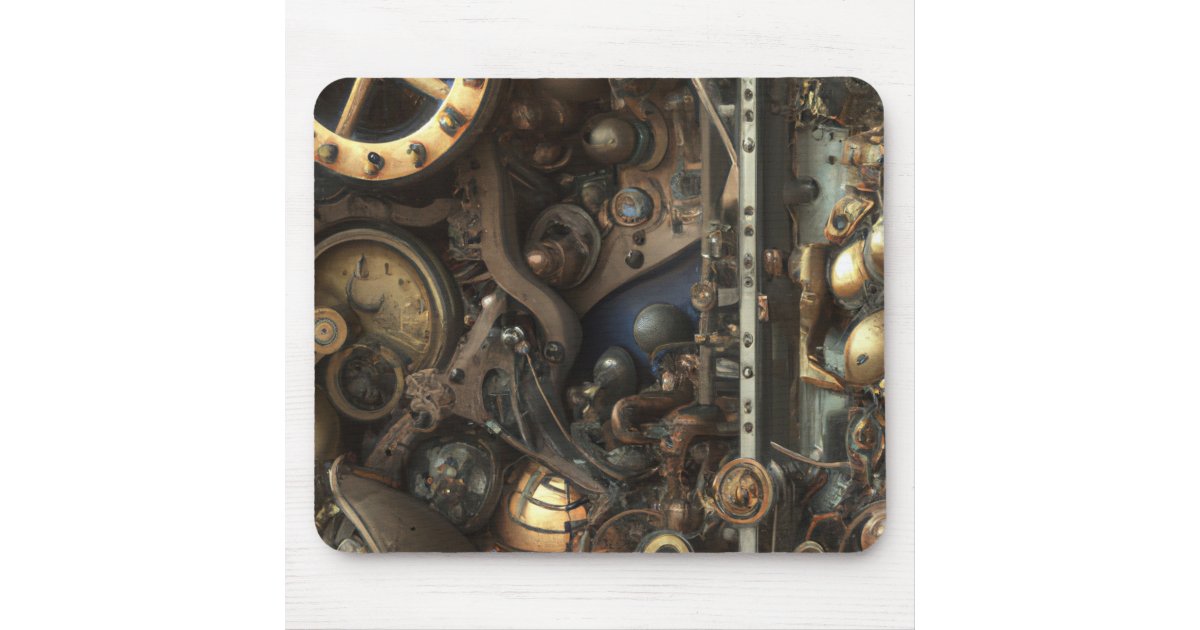 Steampunk Art Mouse Pad | Zazzle