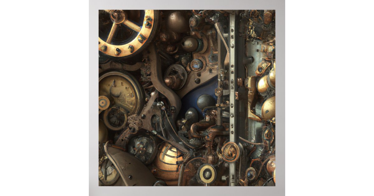 Steampunk Art Poster | Zazzle
