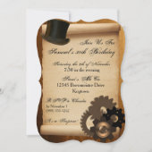 Steampunk Birthday Party Invitation | Zazzle
