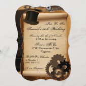 Steampunk Birthday Party Invitation | Zazzle