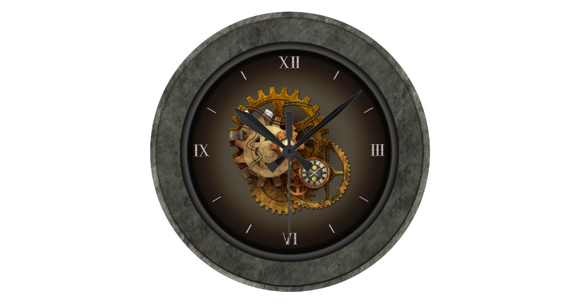 SteamPunk Clocks & Cogs | Zazzle
