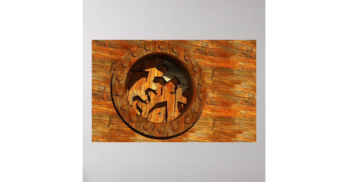 steampunk clockwork poster | Zazzle