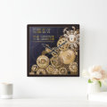 steampunk cogs wall clock | Zazzle