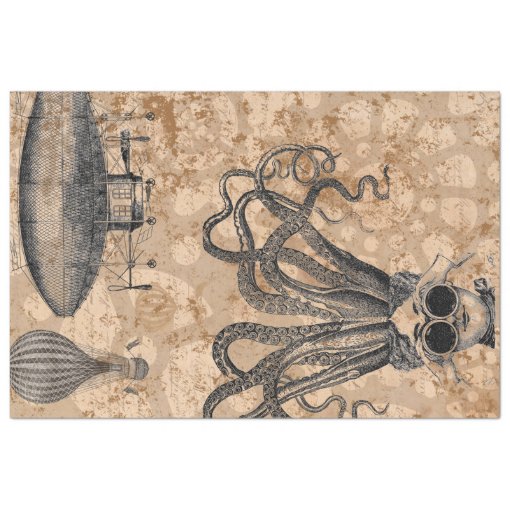 Steampunk Decoupage Paper | Zazzle
