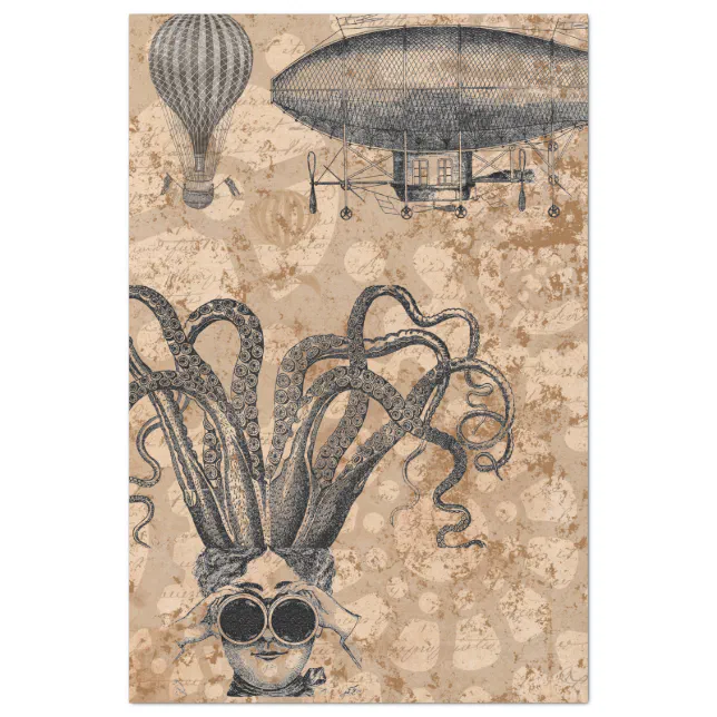 Steampunk Decoupage Paper | Zazzle