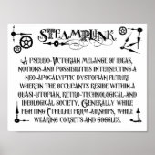 Steampunk Definition Poster | Zazzle