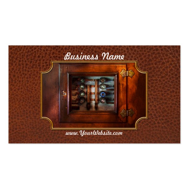 Steampunk - Electrical - The fuse panel Business Card