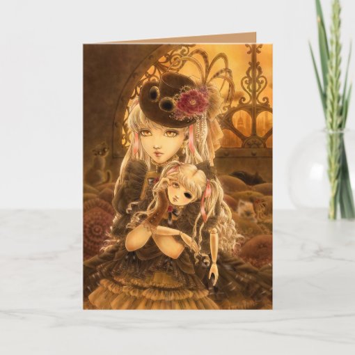 Steampunk Fantasy Greeting Card | Zazzle