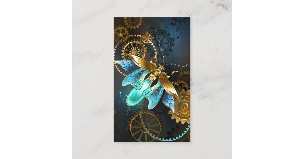 Steampunk Firefly Business Card | Zazzle