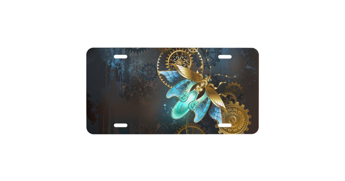 Steampunk Firefly License Plate | Zazzle