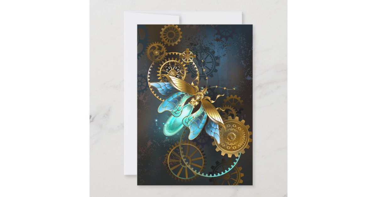 Steampunk Firefly Save The Date | Zazzle
