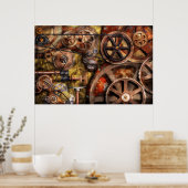 Steampunk - Gears - Inner Workings Poster | Zazzle