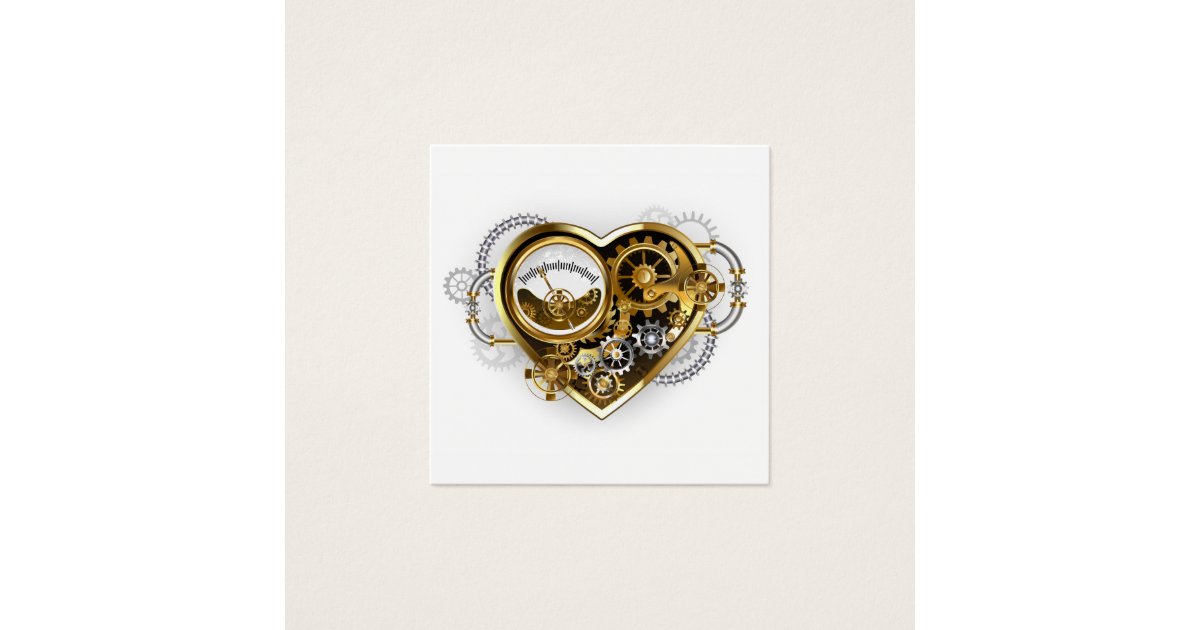 Steampunk Heart with a Manometer | Zazzle