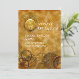 Steampunk Invitation | Zazzle