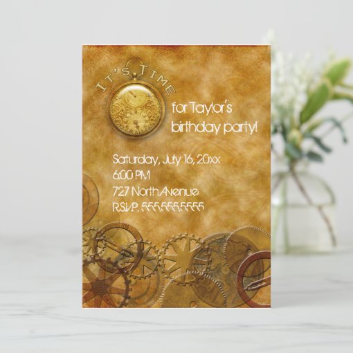 Steampunk Invitation | Zazzle